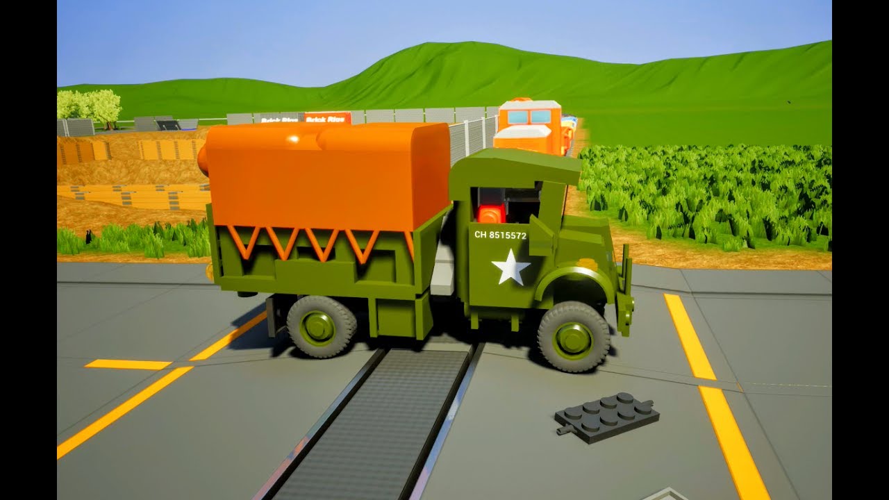 Crazy Lego Cars Get Destroyed - Brick Rigs - YouTube