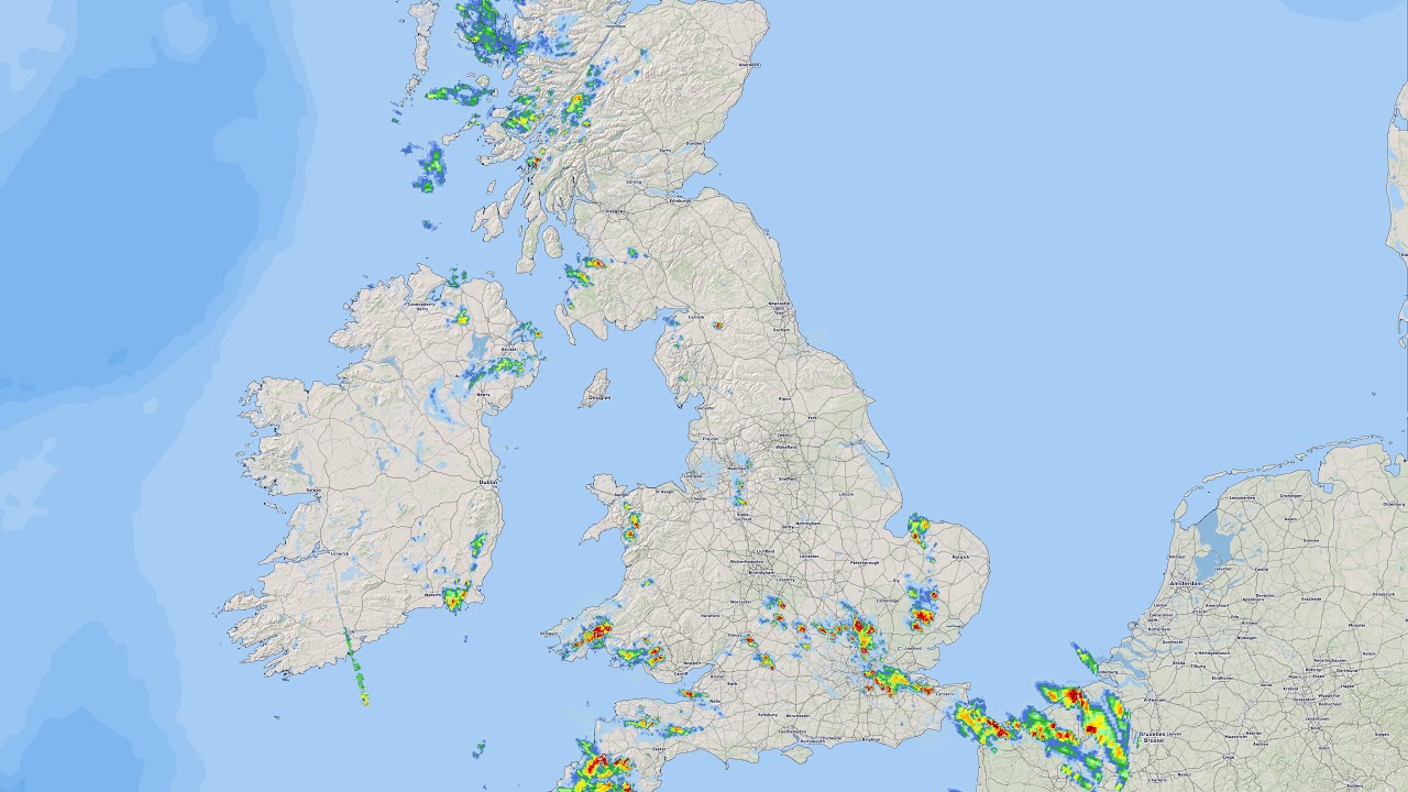 UK Rain Radar - 2020/06/17 - YouTube