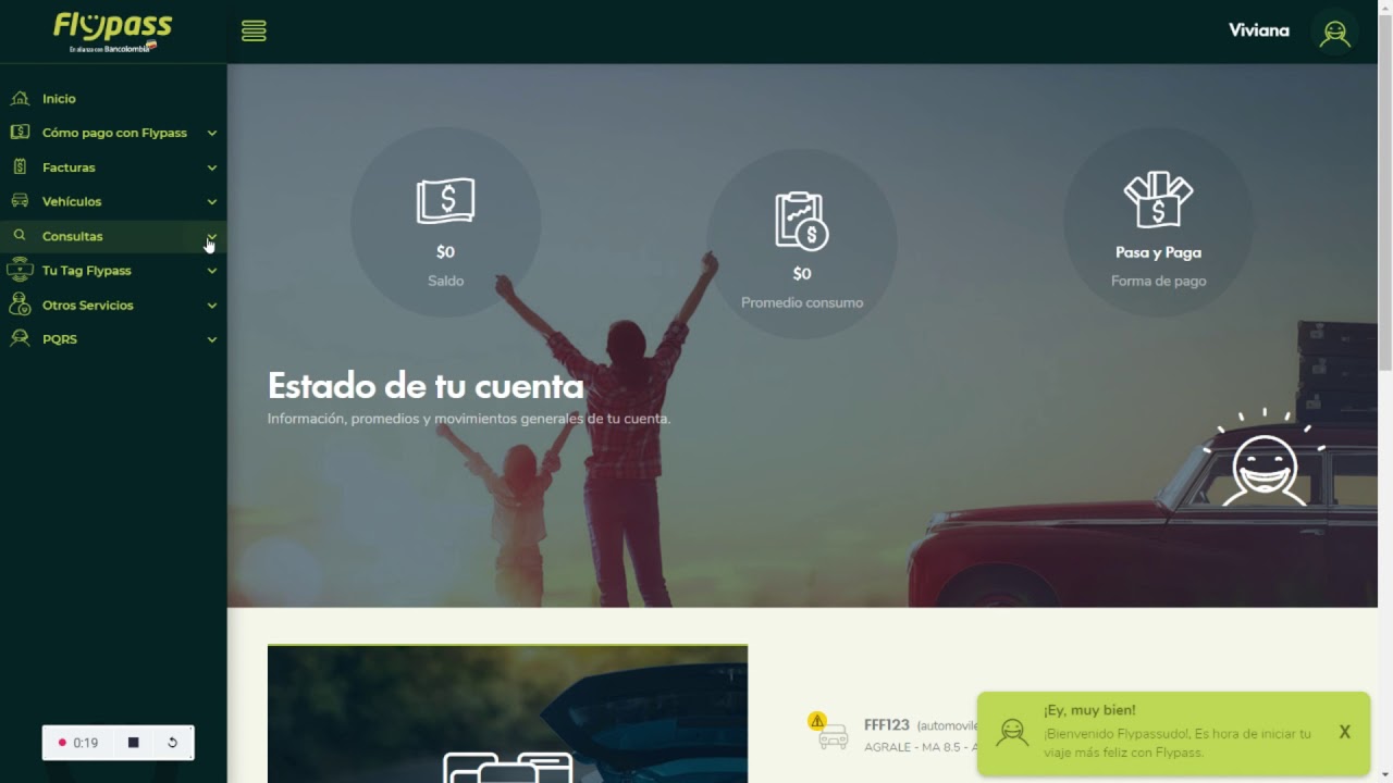 Consulta Tus Movimientos en Flypass - YouTube