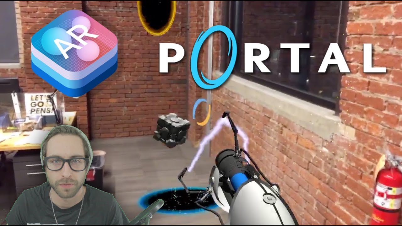 Valve's Portal in Unity (with ARkit) - YouTube