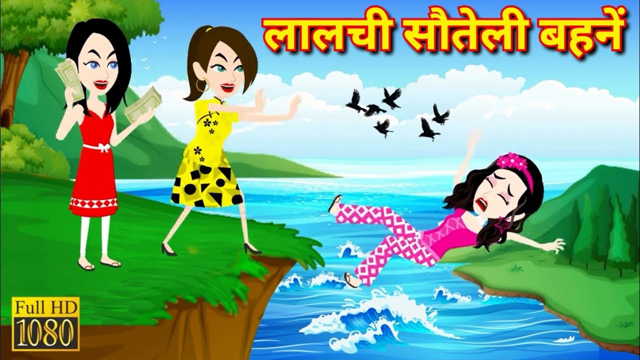 लालची सौतेली बहनें Moral Kahaniya moral story | Hindi kahaniyan | story ...