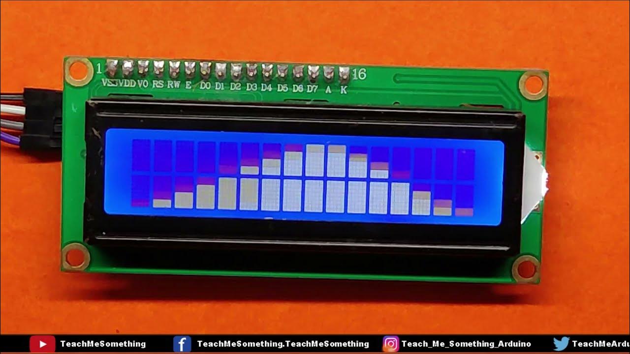 LCD Sine Wave animation 2 || LCD Games || Arduino LCD Projects || Arduino LCD Custom Animation ...