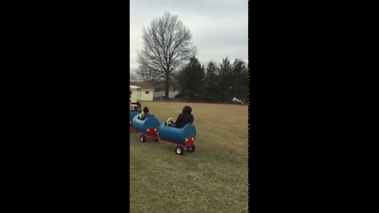 Barrel train almost tipped over must Watch like and share - YouTube