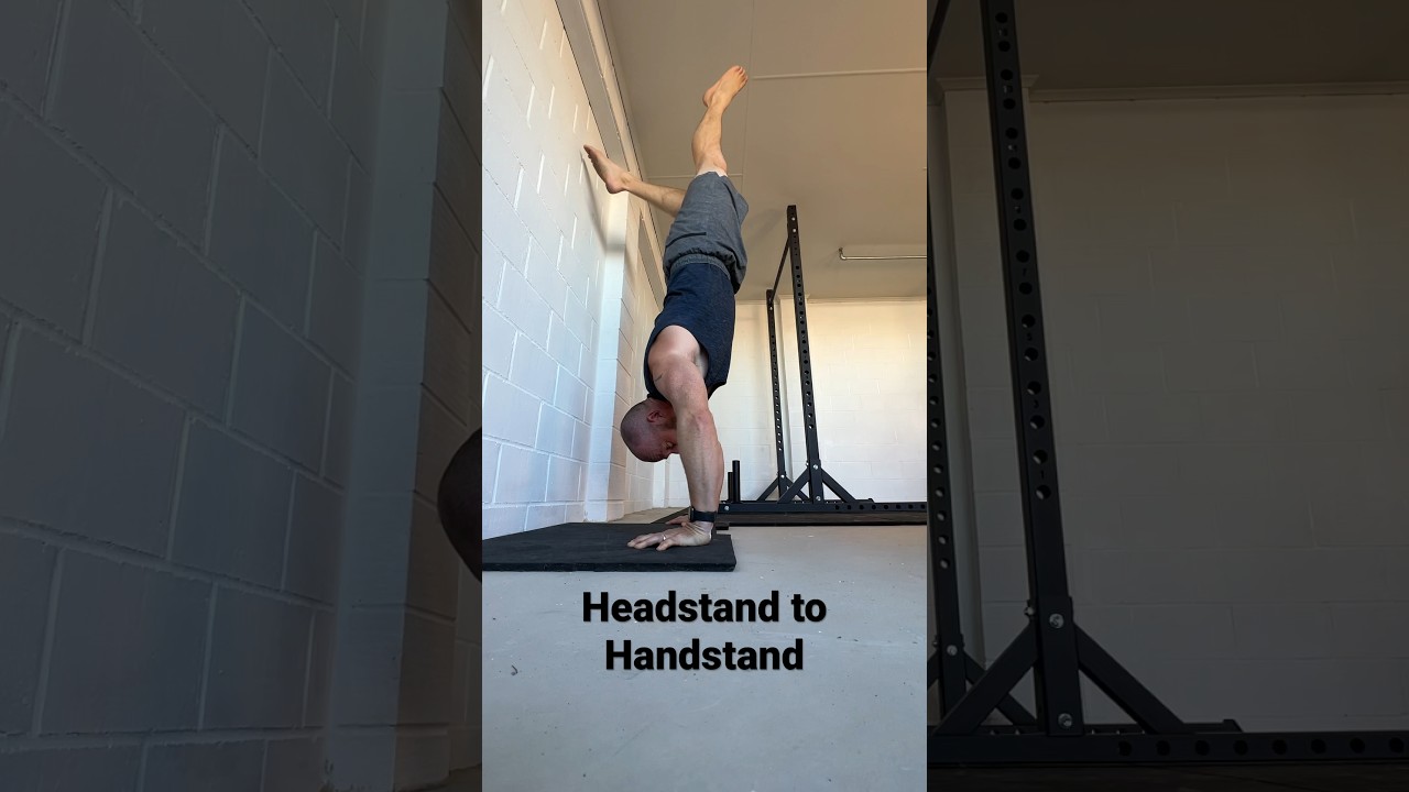 Wall Assist Headstand Press to Handstand - YouTube