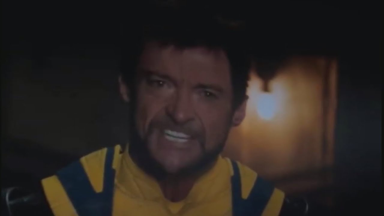 Deadpool & Wolverine (2024) | Wolverine curses the audience on Big ...