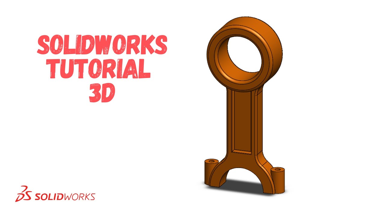 Gambar 3d Piston Rod Menggunakan Solidworks | Solidworks basic drawing ...