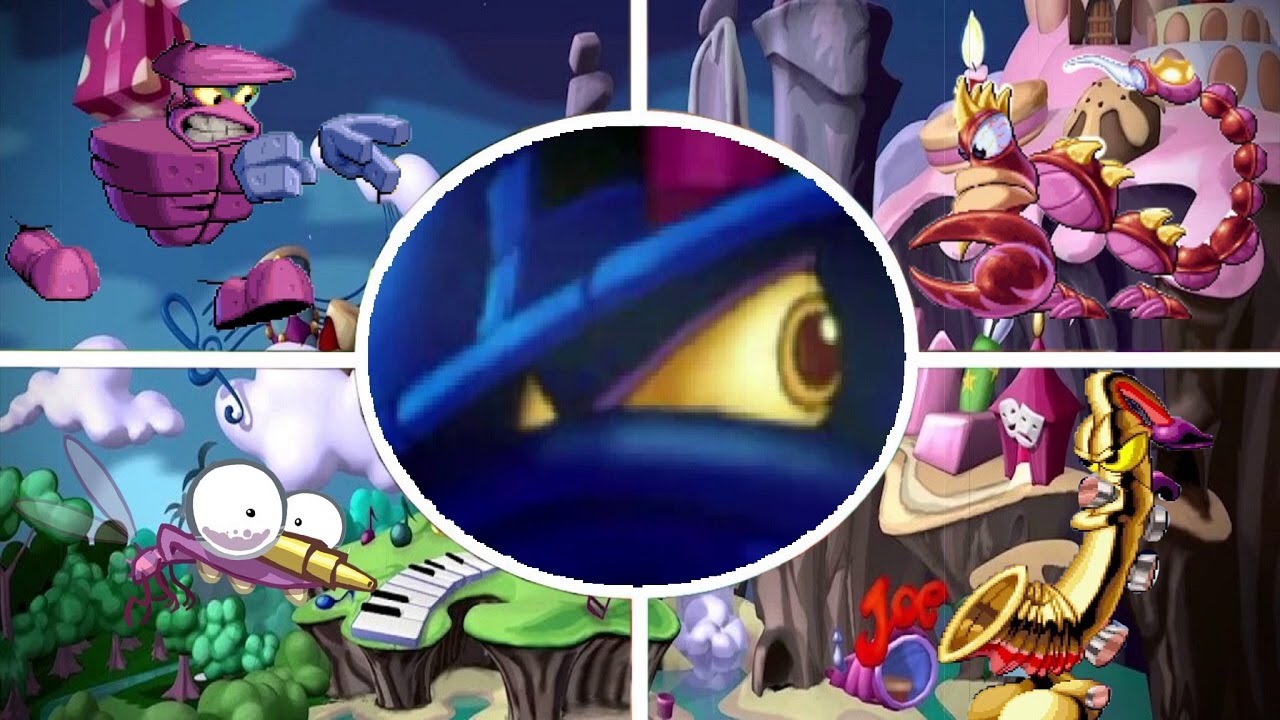 rayman redemption all bosses - YouTube