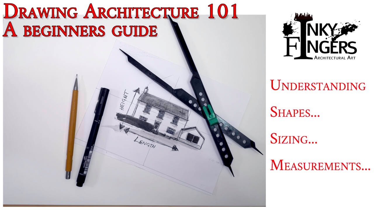Drawing architecture 101; A beginners guide. - YouTube