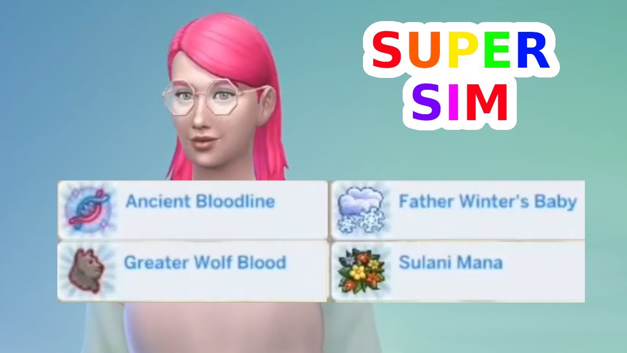 How to Make a Super Sim From Birth - YouTube