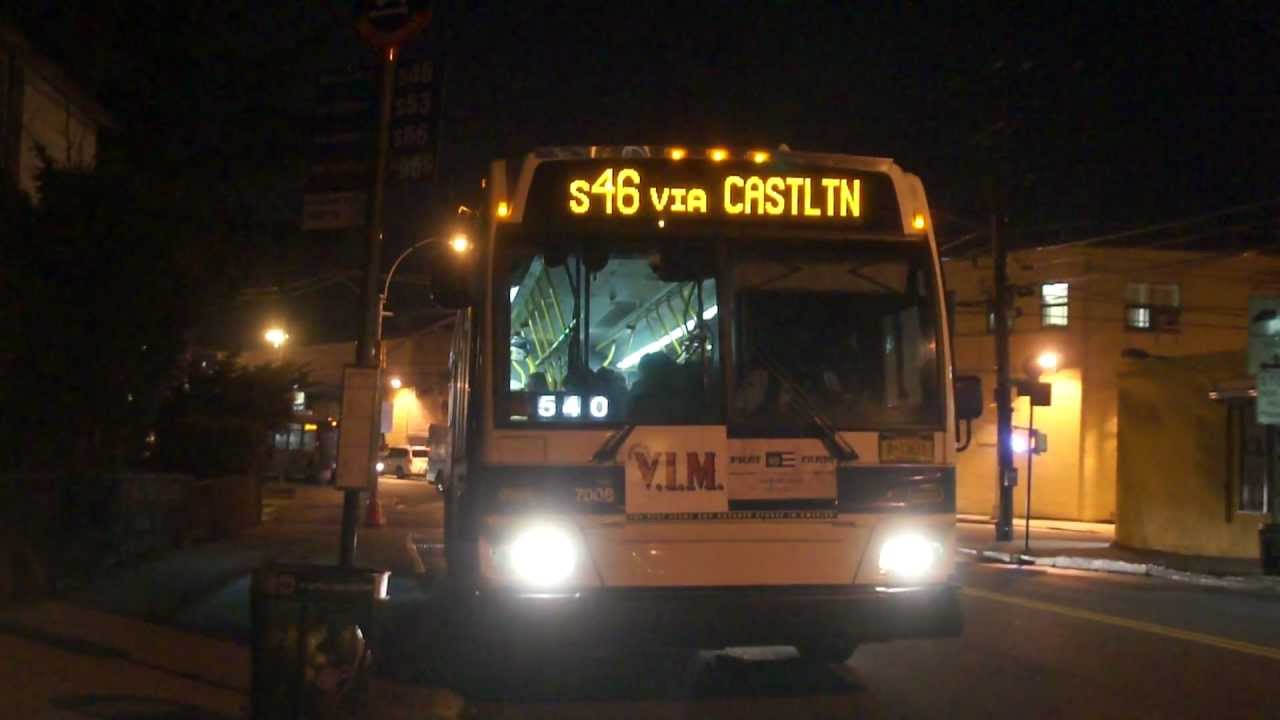 MTA New York City Bus 2011 Orion VII EPA10s 7006 & 7082 On The S46 ...