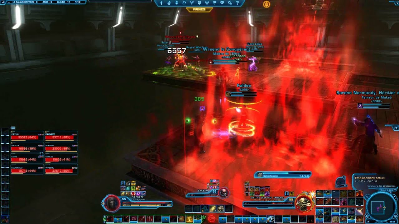 CORE SWTOR // Tyrans - Palais de l'Effroi - 8HM - YouTube