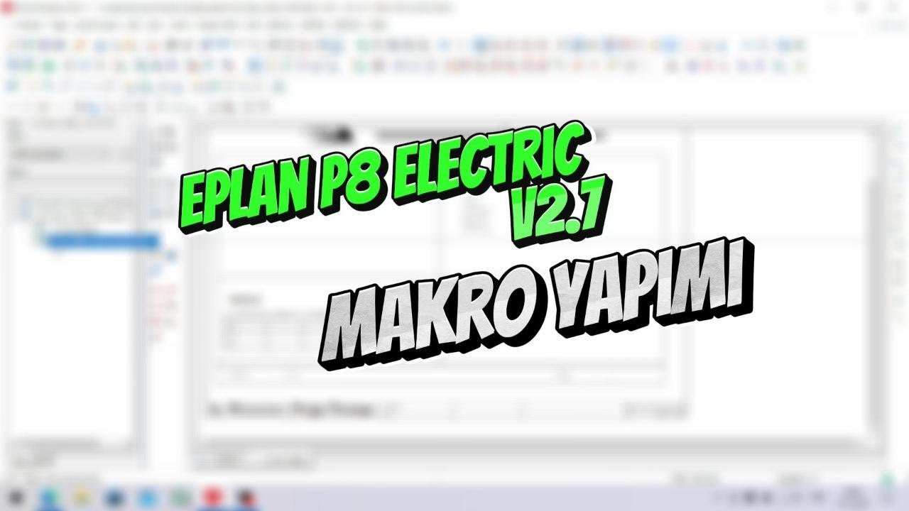Uygulamalar | PLC Makrosu Oluşturma | ePlan Electric P8 v2.7 #eplan #electric #macro #plc # ...
