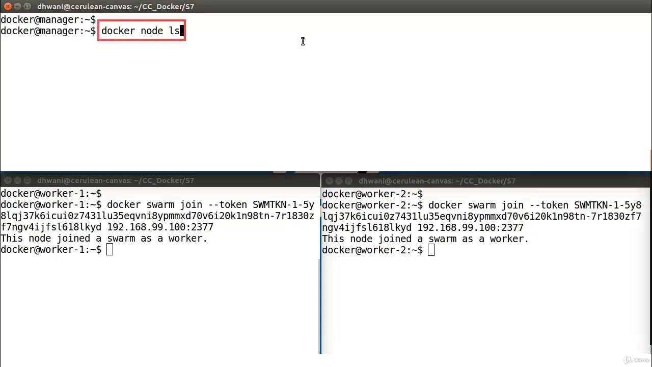 47 Demo Working with Swarm List and Inspect Nodes - YouTube