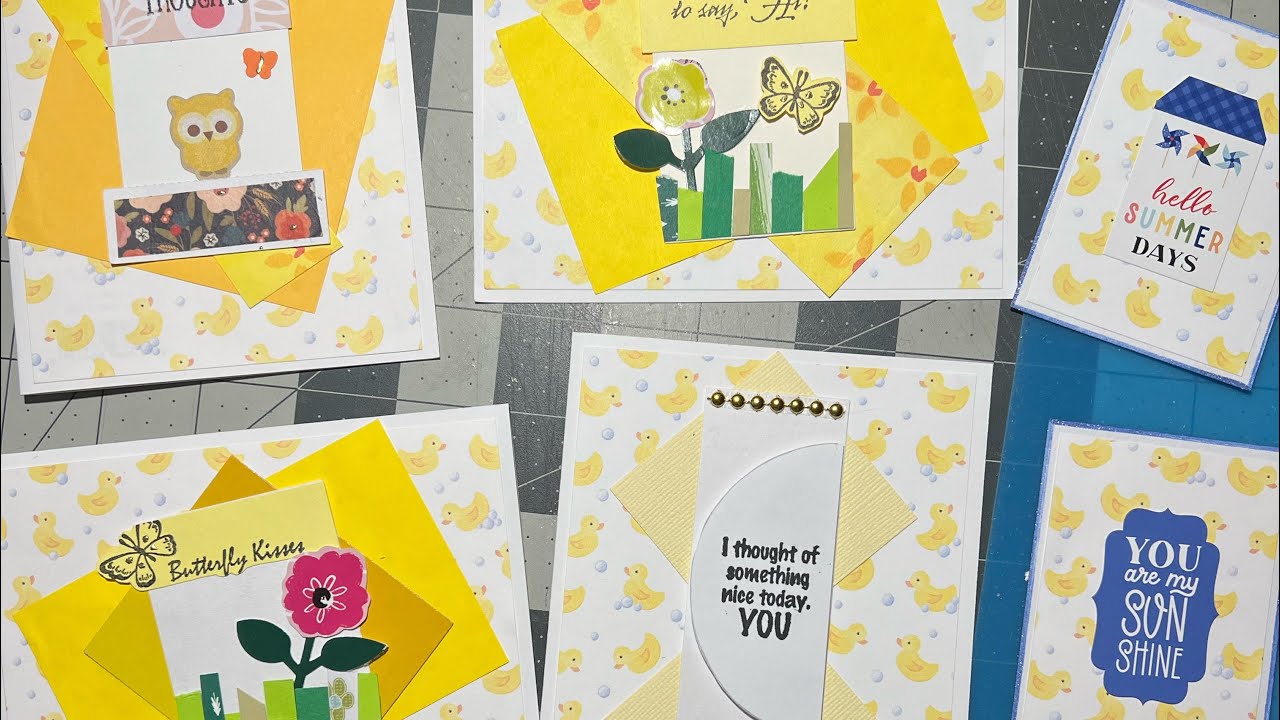 (1297) Word embellishments- from desk scraps! CARDS! Part 2 - YouTube