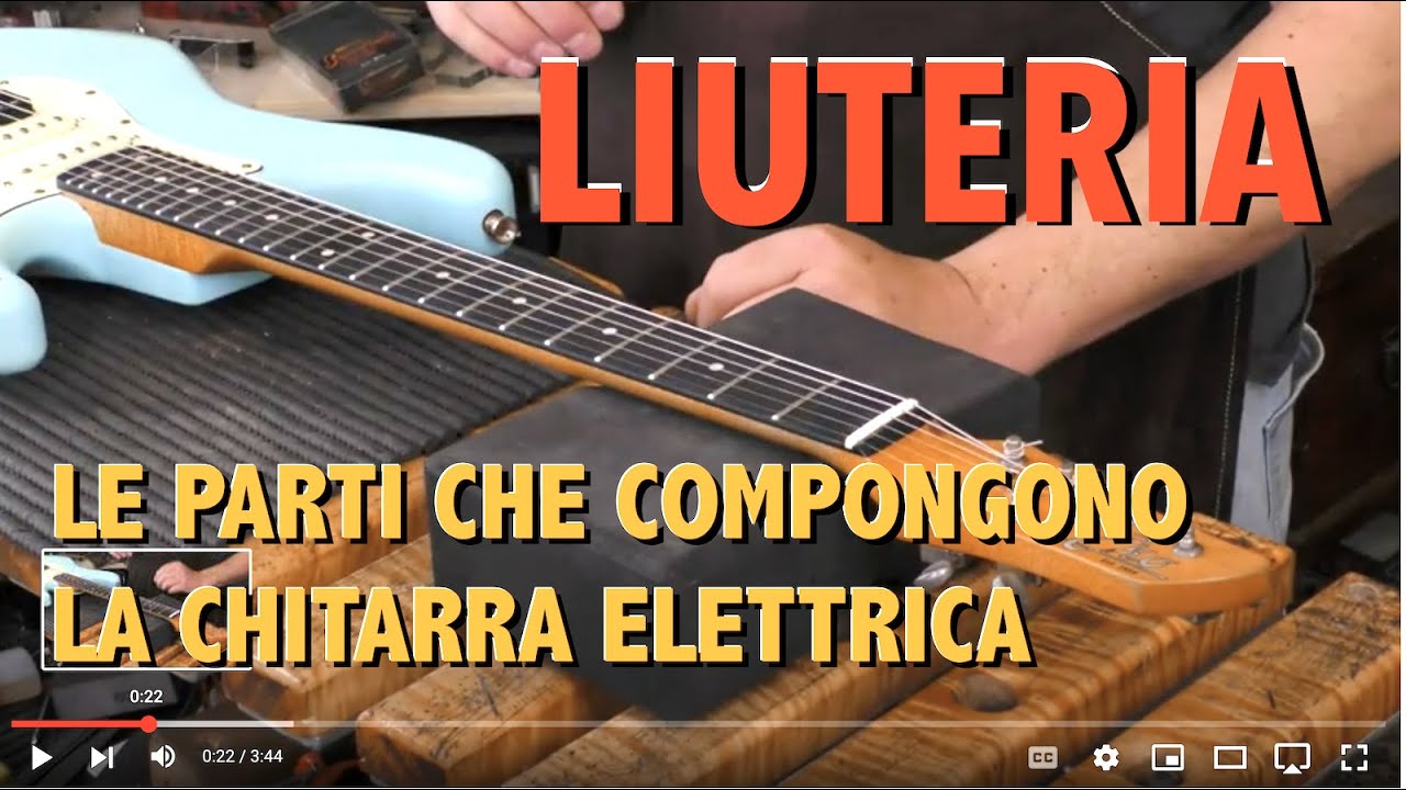 Le parti della chitarra elettrica: indichiamole nel modo corretto - YouTube