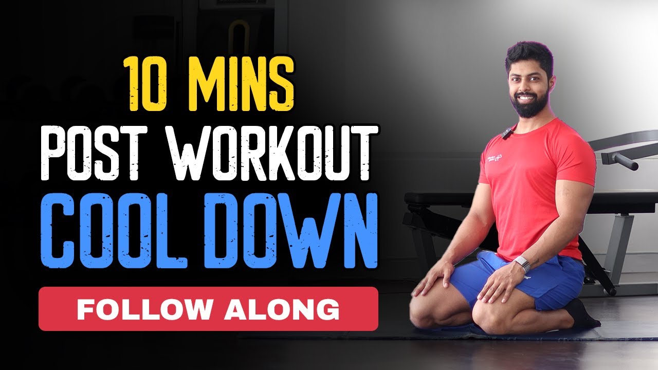 10 MIN Post Workout Cool Down Exercises | MyHealthBuddy - YouTube
