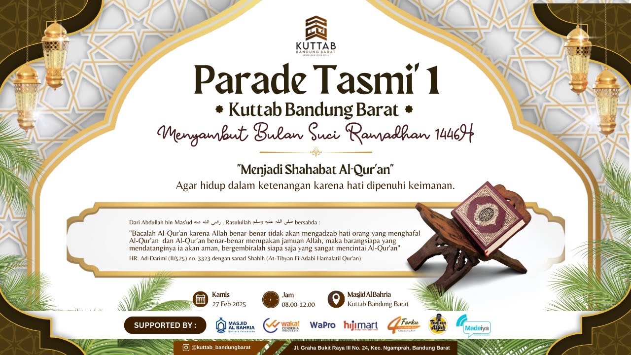 TEASER PARADE TASMI 1 KUTTAB BANDUNG BARAT - YouTube