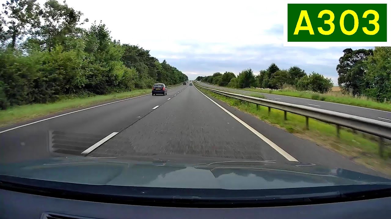 A303 - Wincanton to Sparkford (old layout) - YouTube