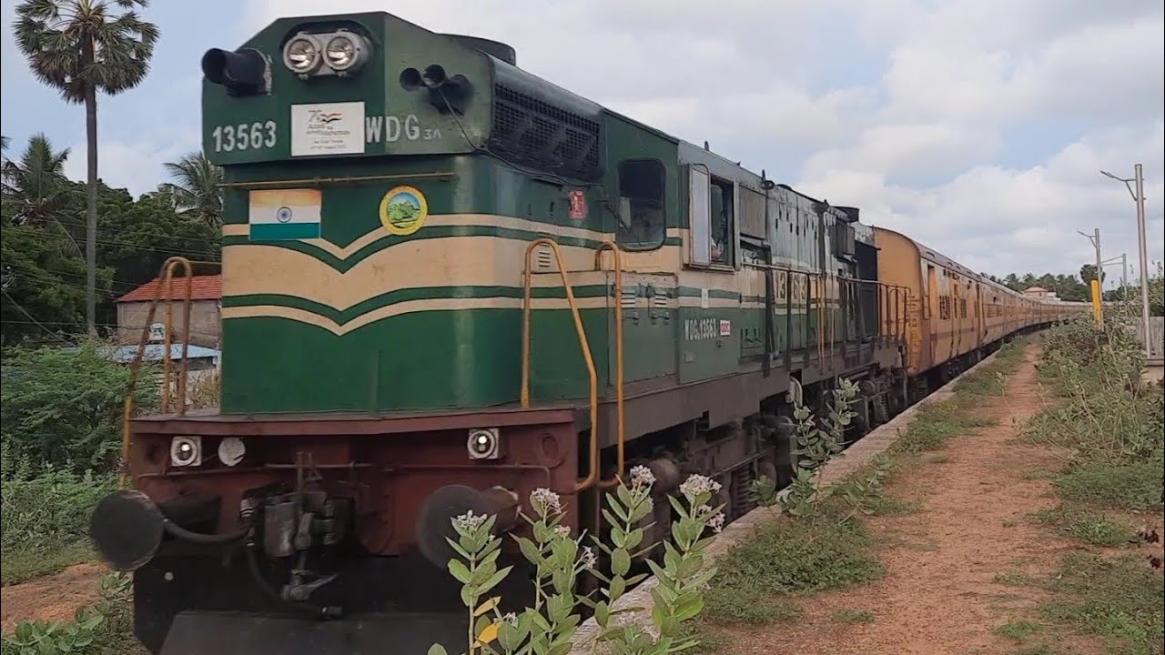 Train No: 16780 / Rameswaram-Tirupathi Meenakshi Express || GOC 13563 ...