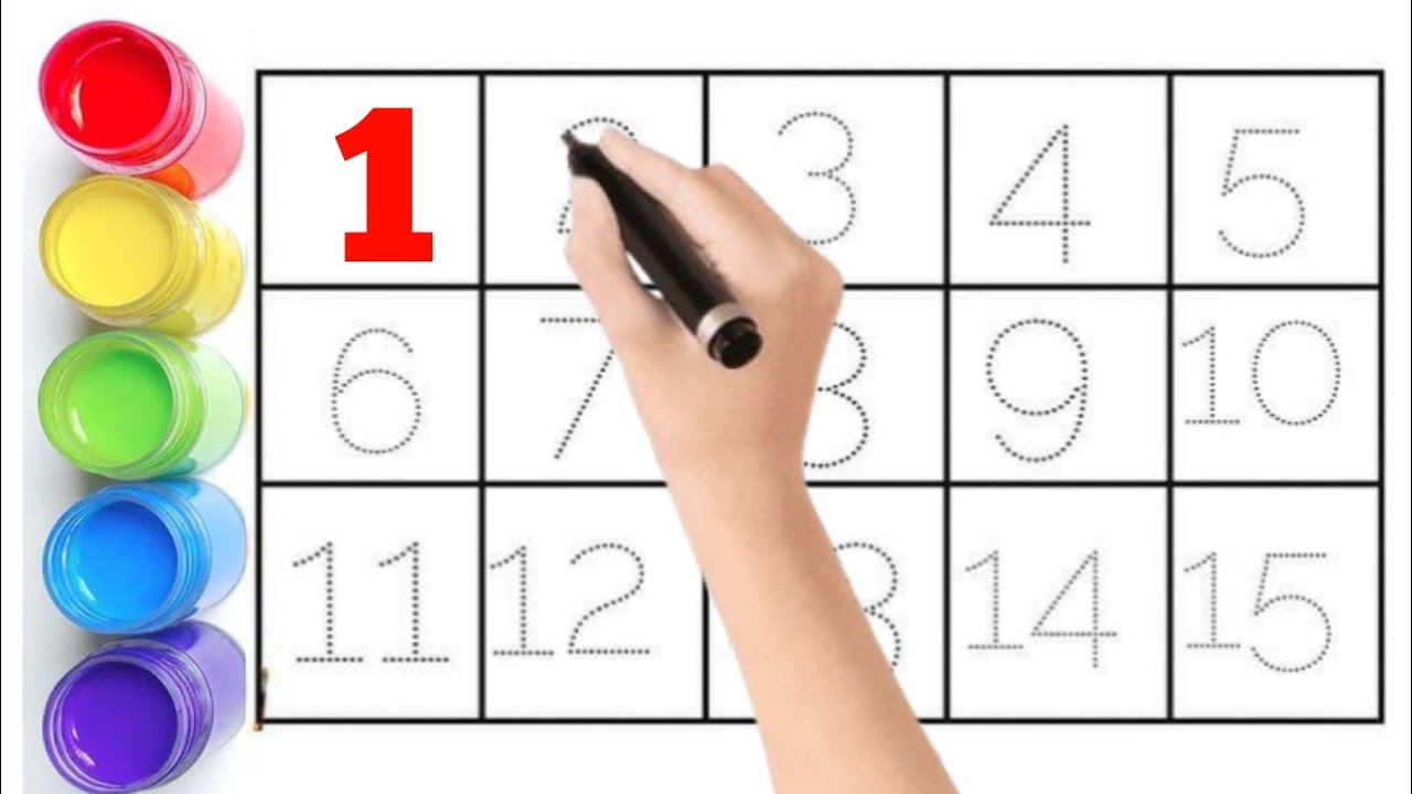 1 to 15 Counting for Kids | Learn Numbers 1–15 | Kids Learning Video ...