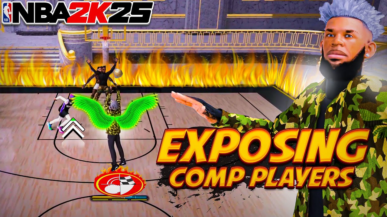 Exposing Comp Stage Players In NBA 2K25 W/ THE BEST JUMPSHOT IN THE ...
