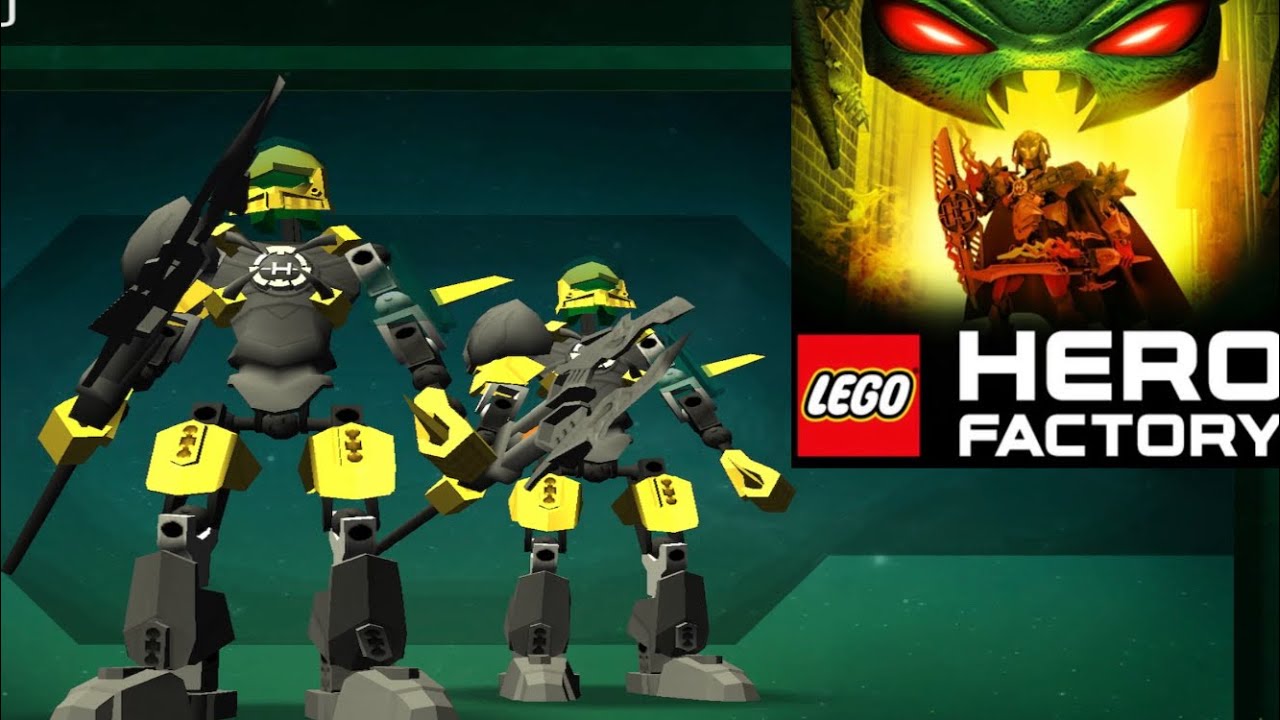 LEGO Hero Factory Brain Attack Evo Vs Evo - YouTube