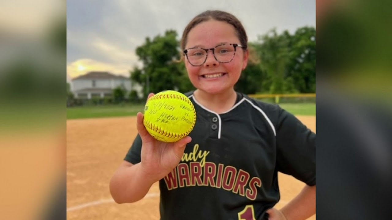 Sixth grader playing Varsity softball throws first solo no-hitter in ...