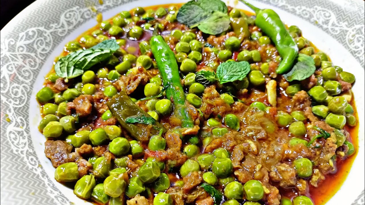 How to make Afghani qeema matter | spicy qeema matter | easy to make by ...