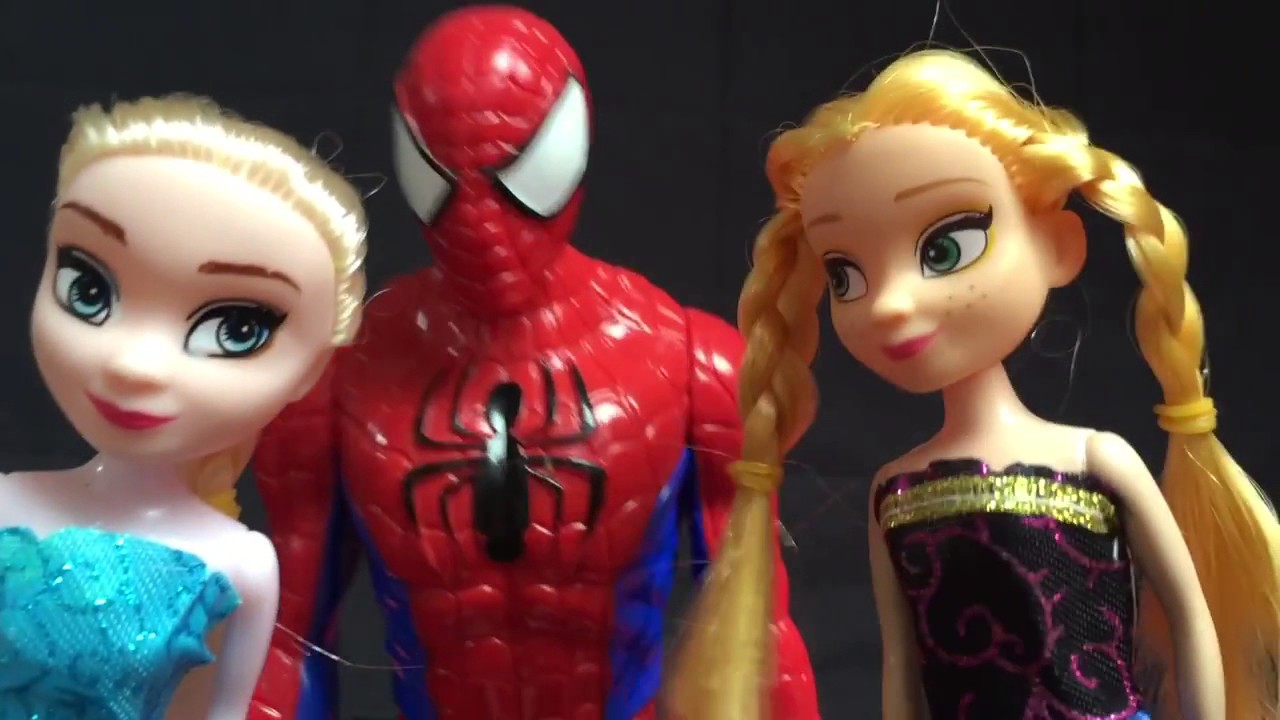 Amazing Spiderman full movie cartoon Frozen Elsa and Anna minions ...