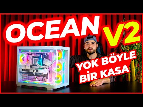 Tek Cam, RGB Şerit, 7 Fan... Daha Ne Olsun? Dragos OCEAN-V2 Oyuncu Kasası @atombilisimturkiye