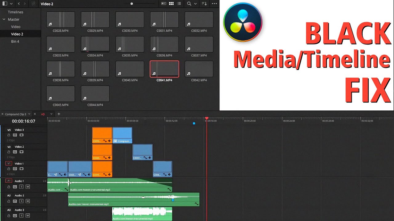 How To Fix Clip And Timeline BLACK NOT LOADING Issue In DaVinci Resolve how-to-fix-clip-and-timeline-black-not-loading-issue-in-davinci-resolve