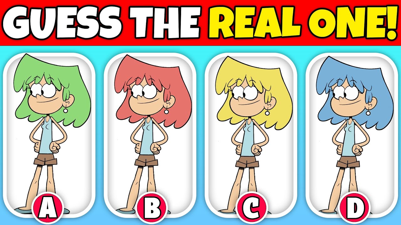 Can You Guess The Real Lori Loud 👧🏼? | Loud House Movie | Guess the ...