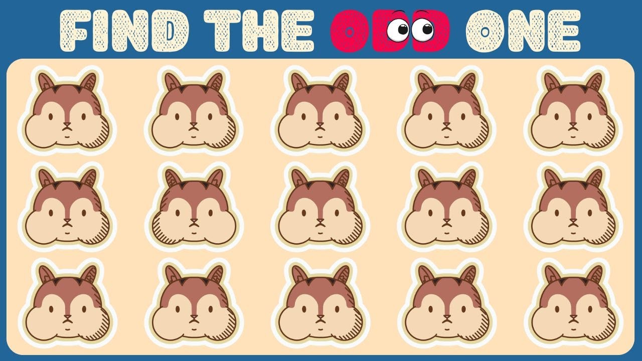 20 Spot the Odd One Challenges to Sharpen Your Mind! - YouTube
