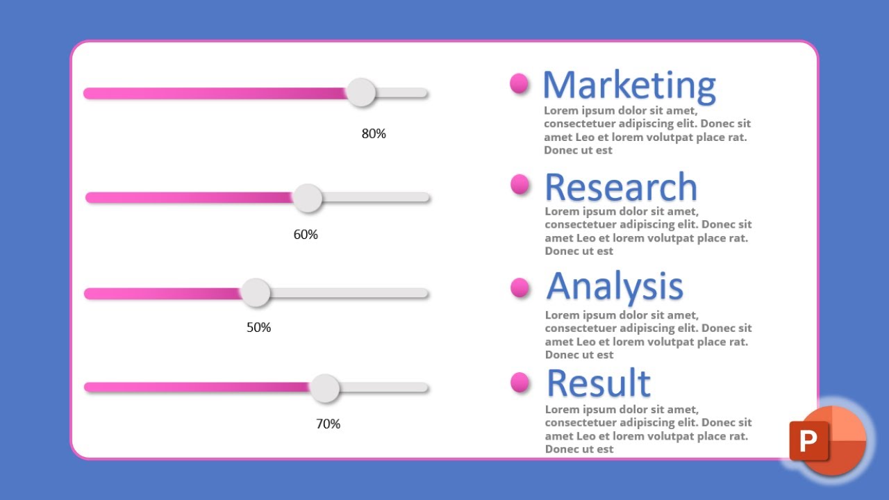 Neumorphic Chart Design With PowerPoint | Animated Bar Chart Design | FREE TEMPLATE - YouTube