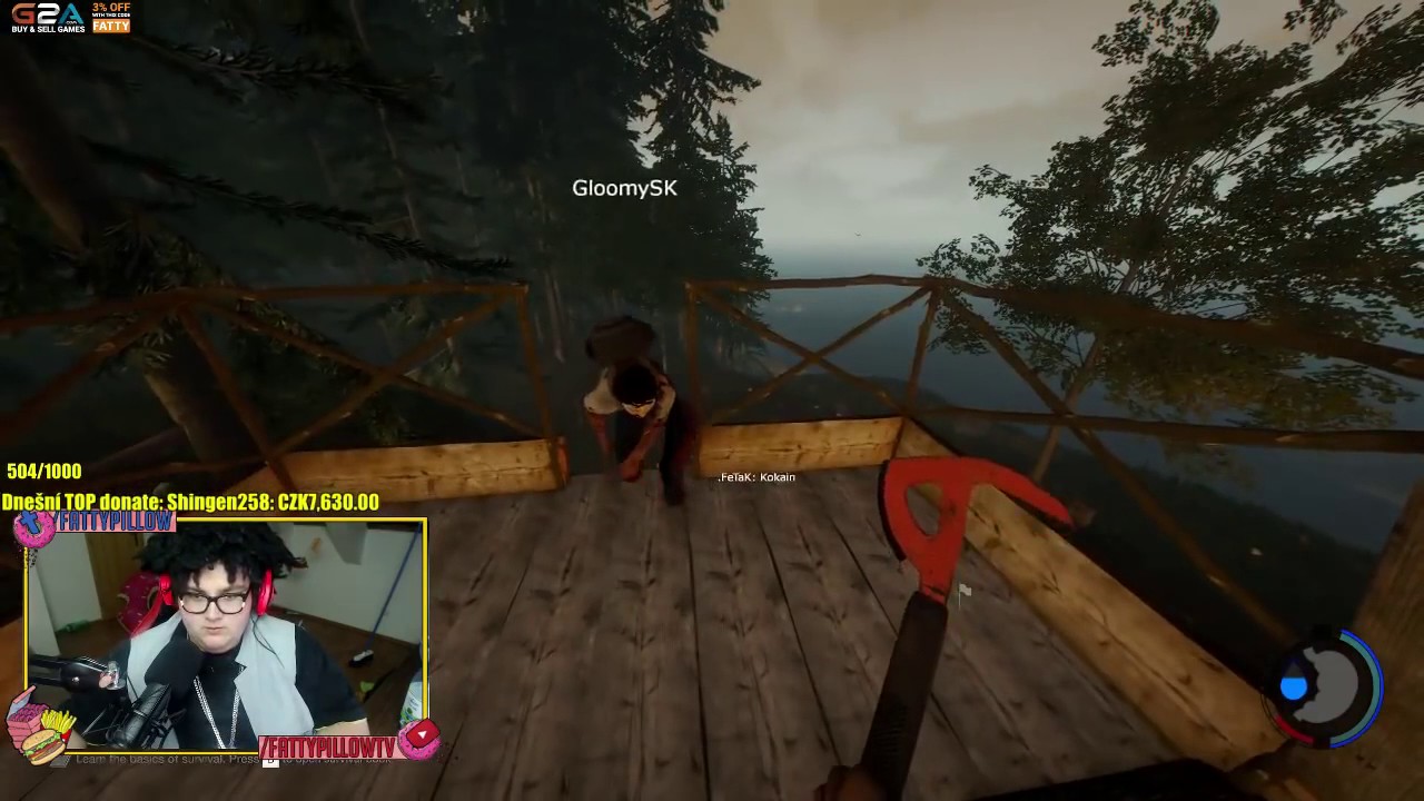 Fatty Pillow hraje The Forest #2 - YouTube