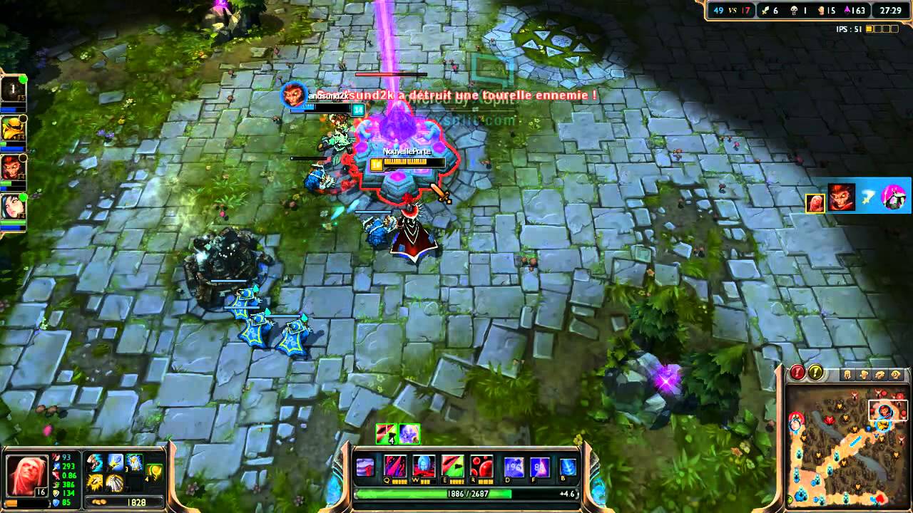 League of legend Vladimir TOP fr Victoire easy - YouTube