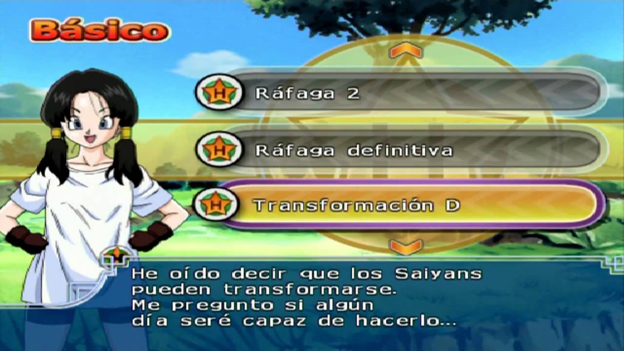 Dragon Ball Z Budokai Tenkaichi 3 Version Latino * Menú Entrenamiento ...