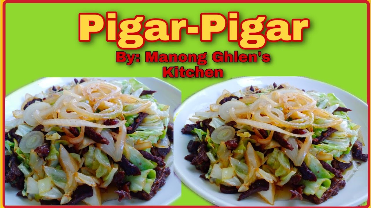 Pigar-Pigar Recipe '| - YouTube
