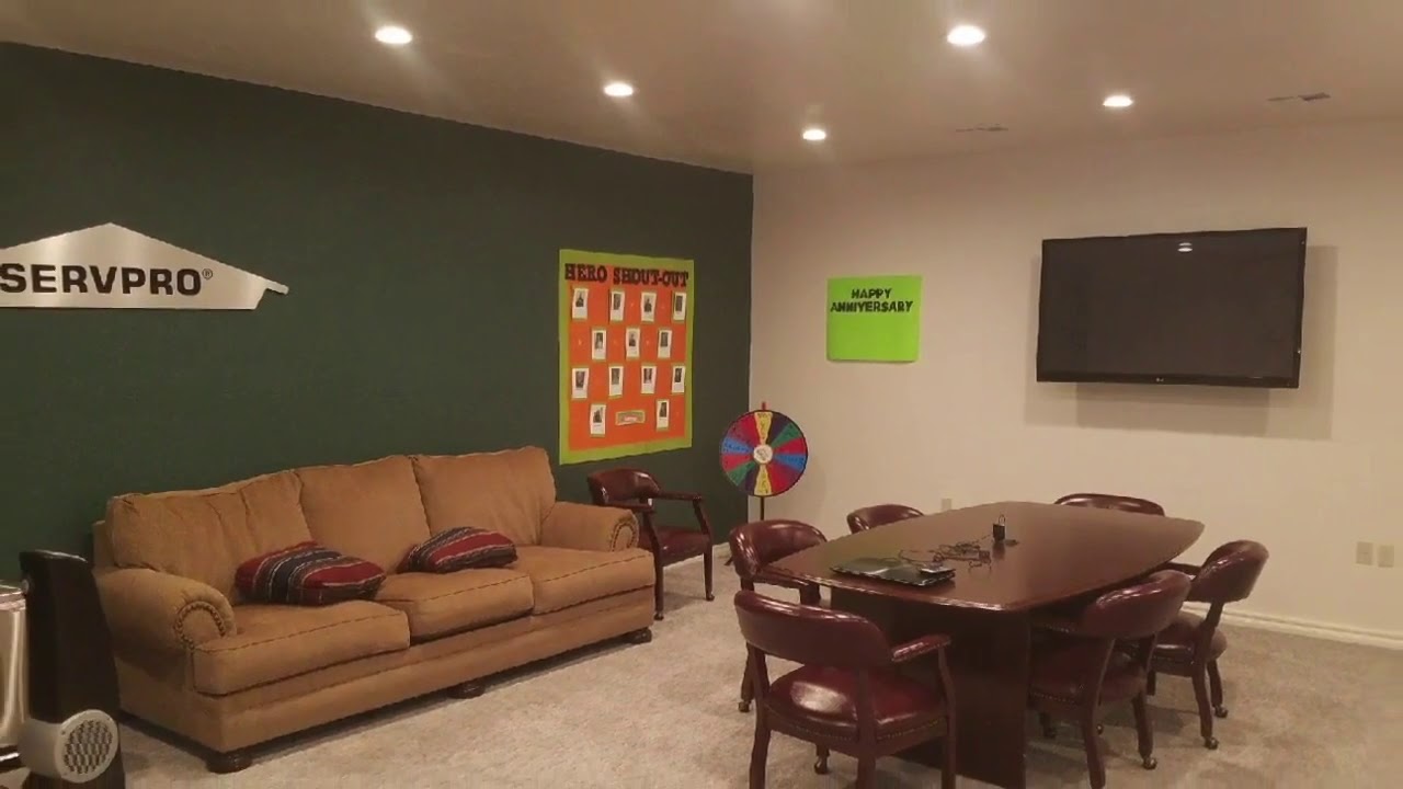 Offices And Warehouse SERVPRO of South Oklahoma City - YouTube