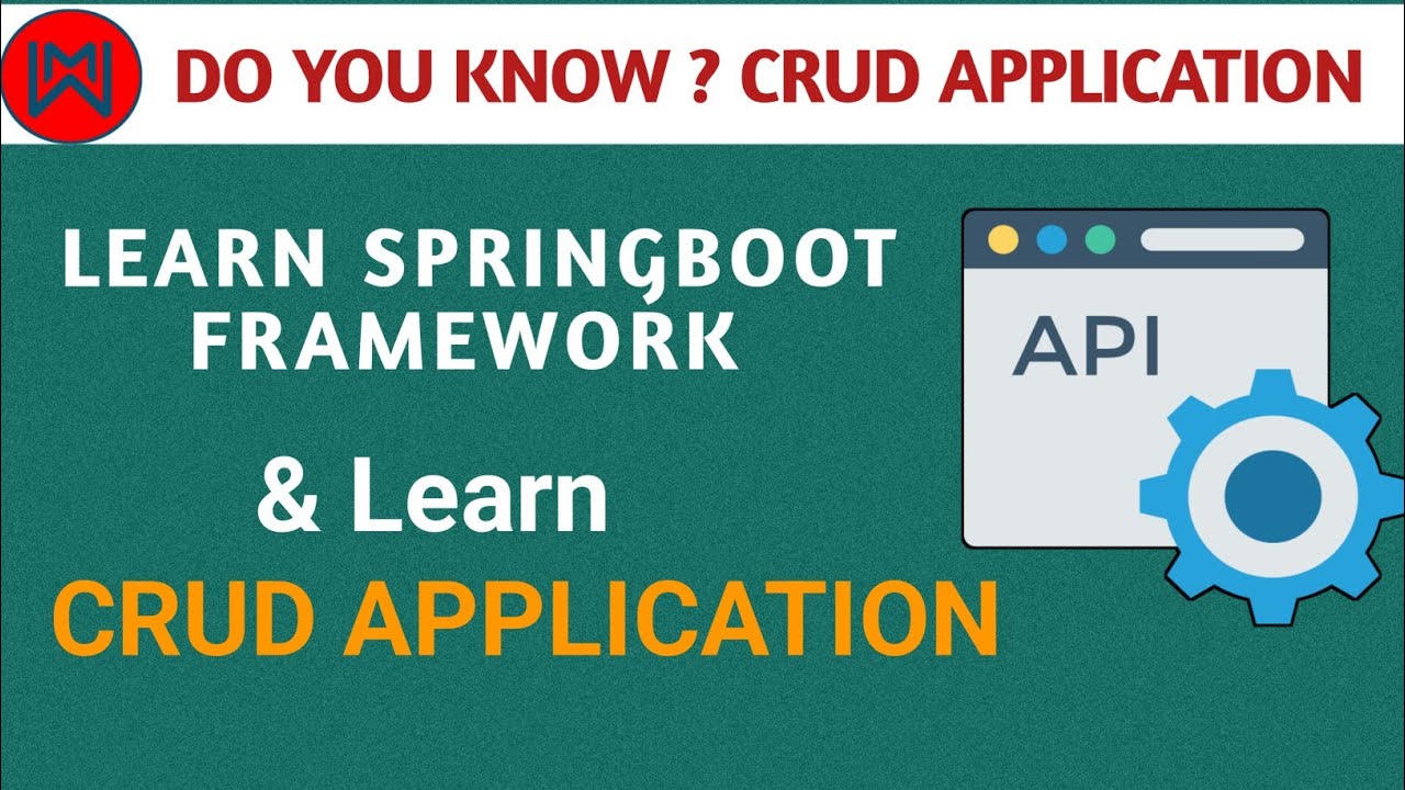 Student Demo on CRUD APPLICATION | Learn Springboot Framework | Java | Backend Development - YouTube