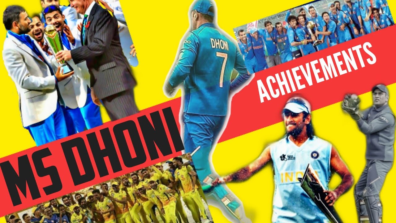 M.s dhoni achievements and awards|Birthday special video of Ms. Dhoni ...