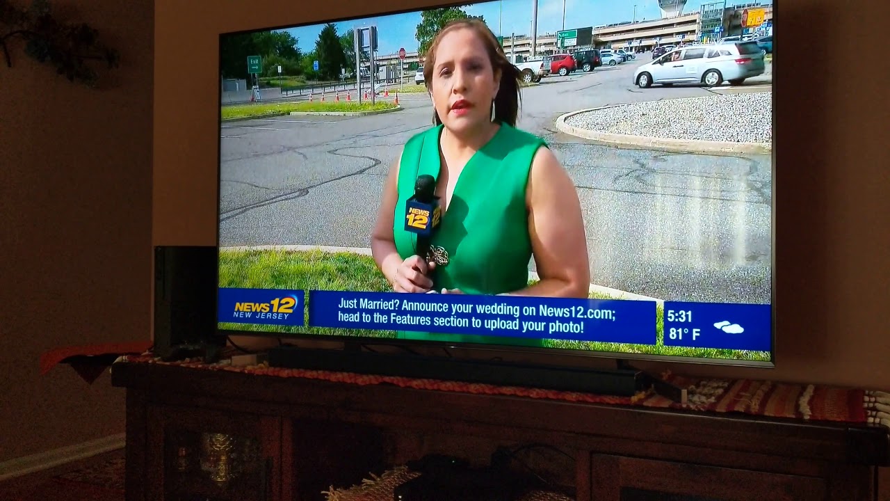 News 12 NJ reporter brief spasm - YouTube