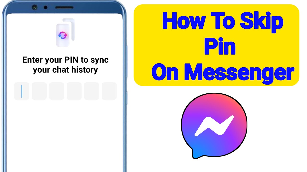 How To Skip Messenger PIN? Skip Create pin On Messenger | - YouTube