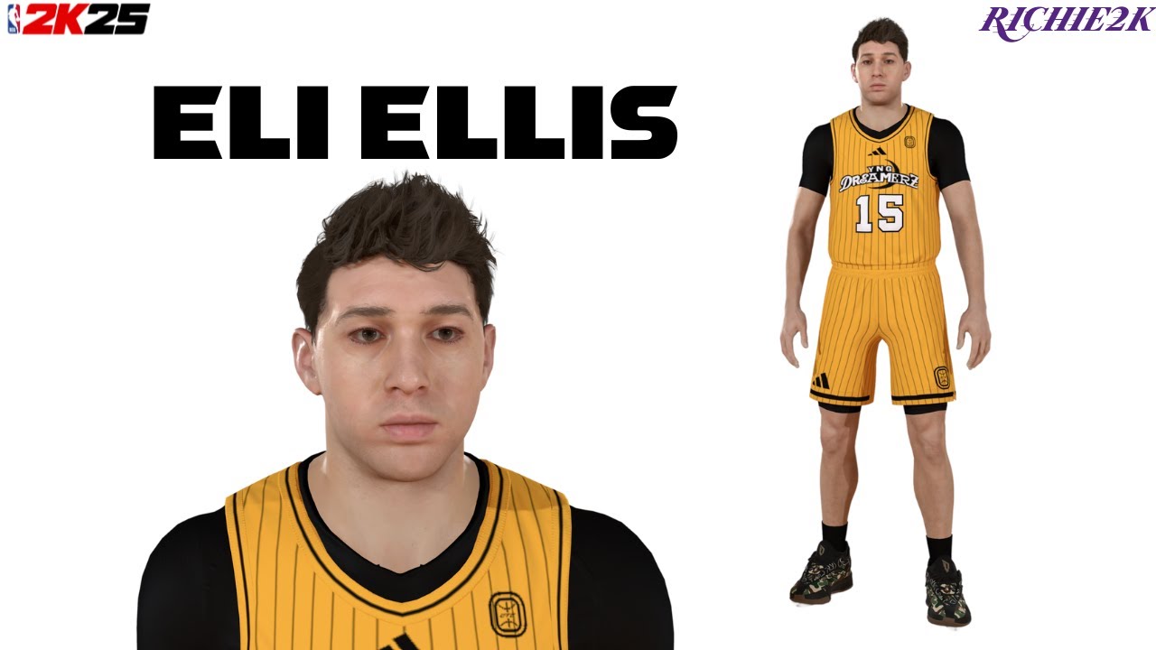 Eli Ellis OTE Face Creation in NBA 2K25 - YouTube
