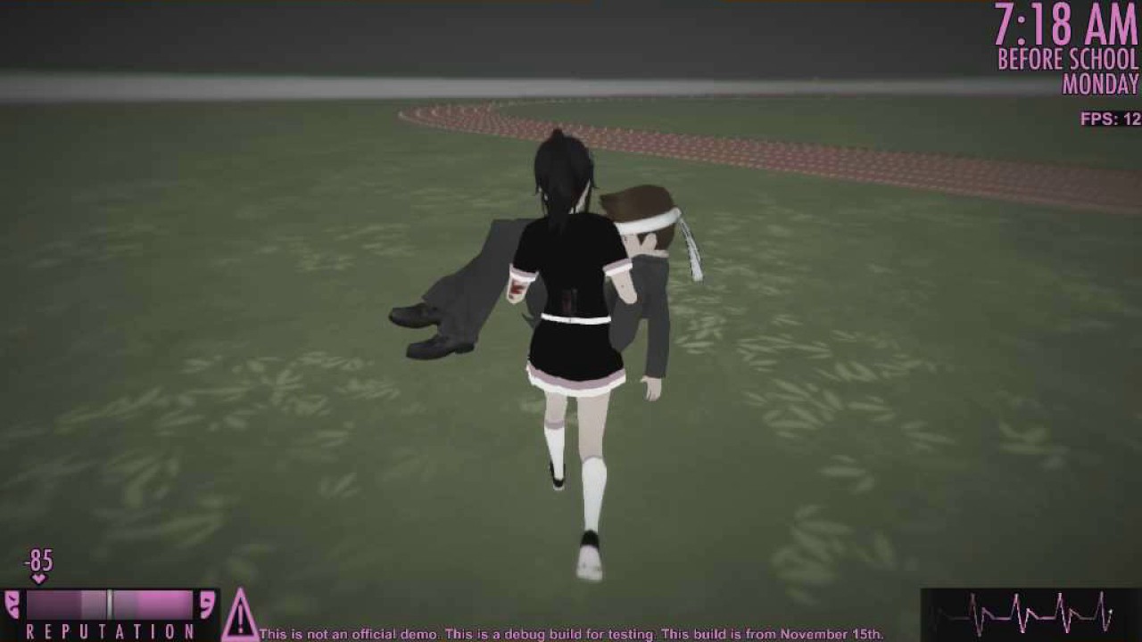 #1 Yandere Simulator- Kill Sho Kunin Difficulty:7 - YouTube