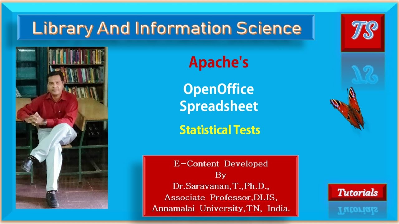 OpenOffice Spreadsheet-Statistical Tests - YouTube