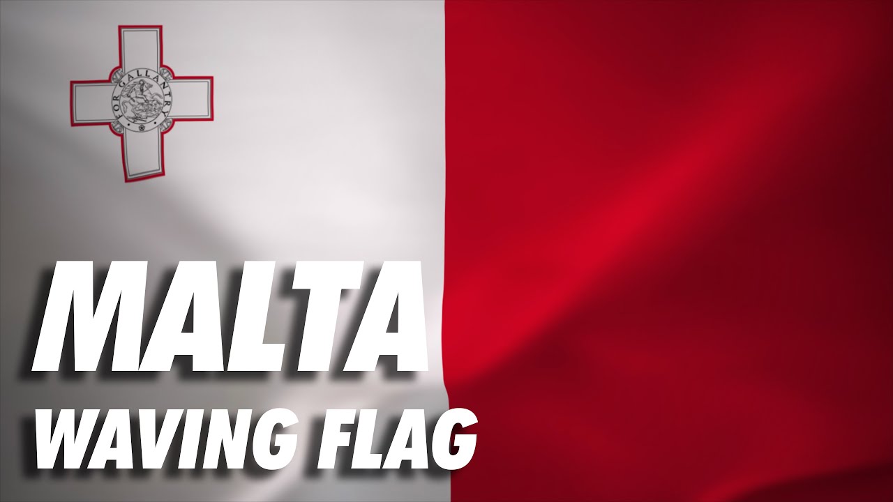 Malta Waving Flag Animation 4K Moving Wallpaper Background - YouTube