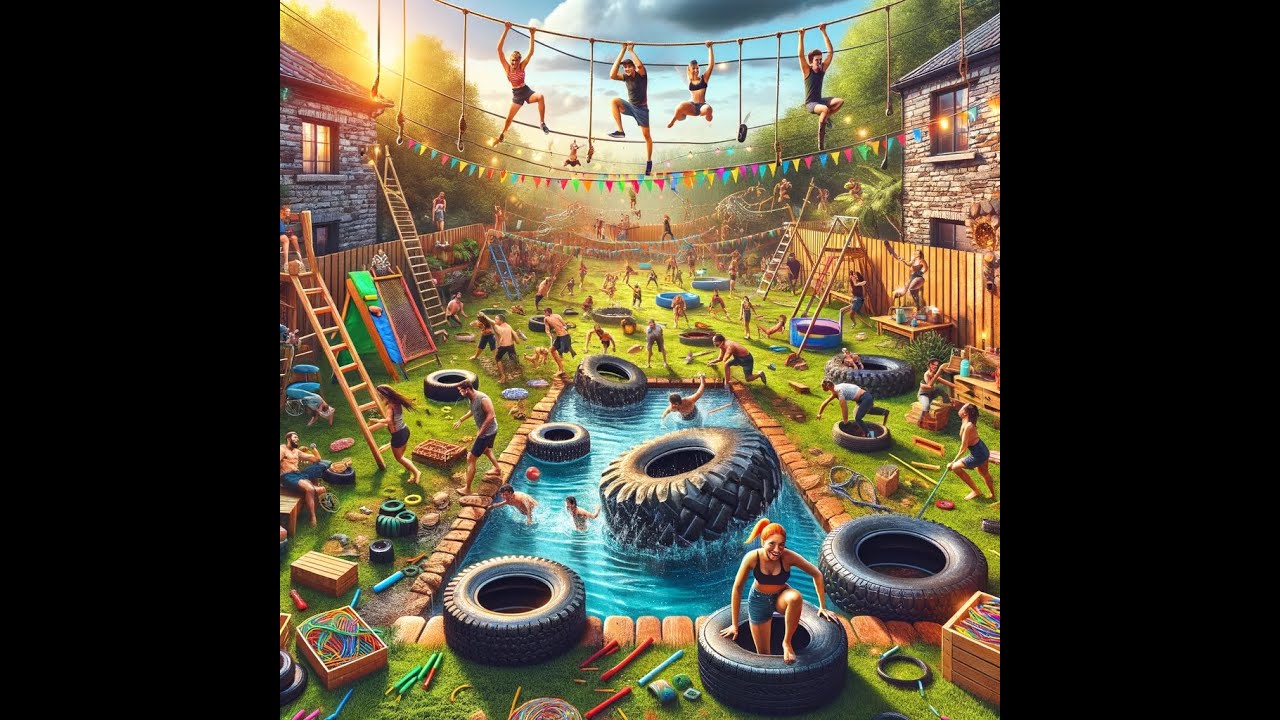 The Ultimate DIY Backyard Obstacle Course Challenge! - YouTube