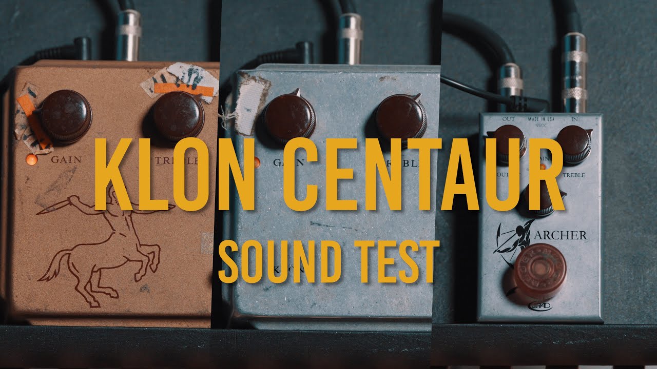 KLON Centaur SOUND TEST - YouTube