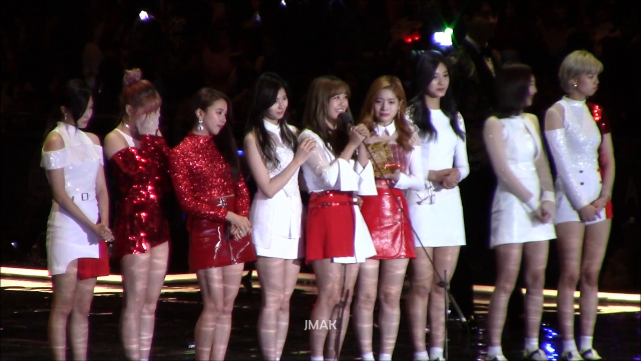 161202 MAMA award speech - song of the year - Twice (Cheer Up) - YouTube